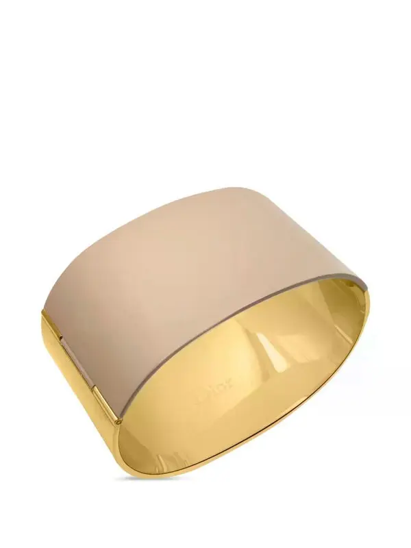Dior 2000s Two-tone Logo Cuff