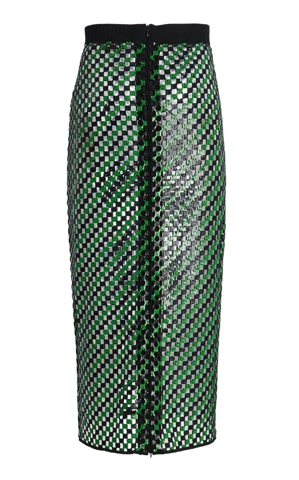 ZANKOV Halene Printed Midi Skirt