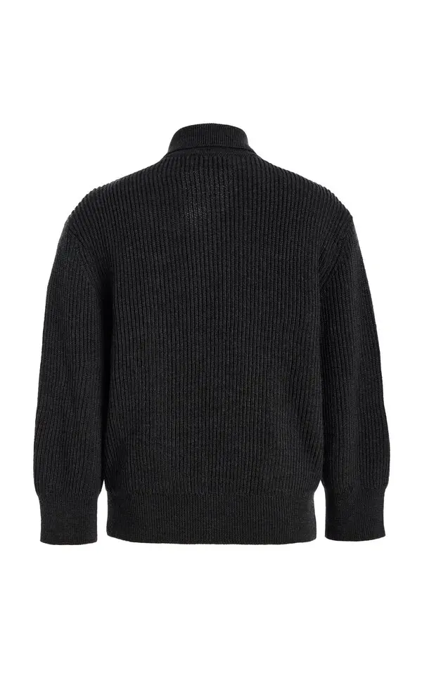 ZANKOV Colorblock Merino Wool Sweater