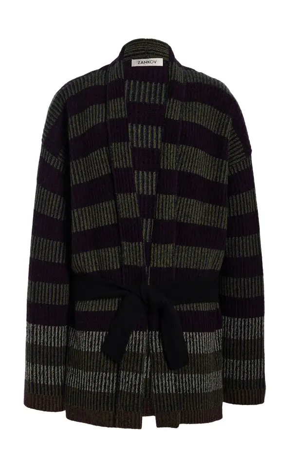 ZANKOV Paulina Merino-cashmere Cardigan - Multi