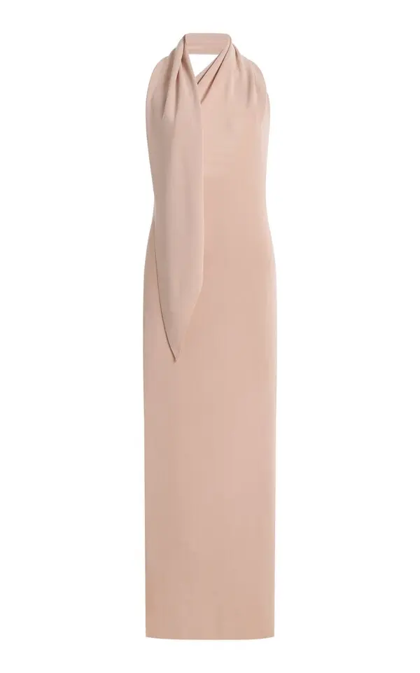 Altuzarra Mitchell Asymmetric Halterneck Knit Dress - Pink