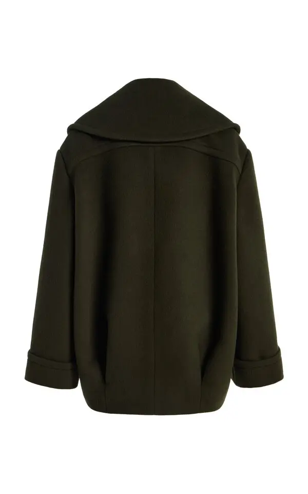Altuzarra Etting Wool-blend Coat - Dark Green