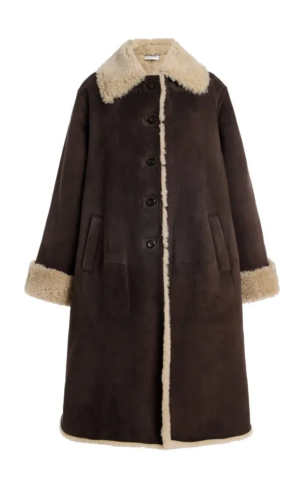 Altuzarra Blakey Shearling Coat - Neutral