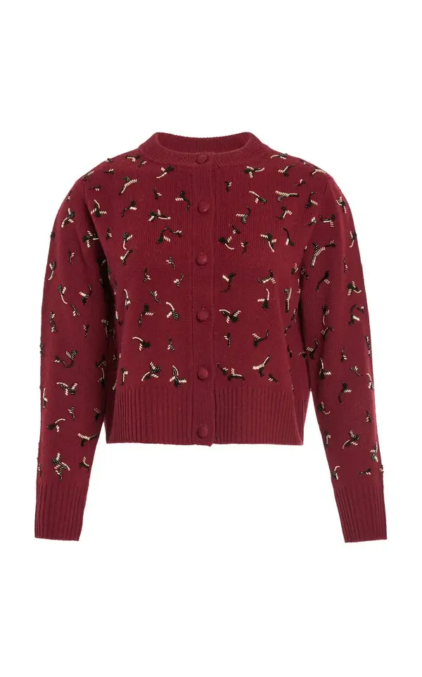 Altuzarra Vaughn Wool Sweater - Burgundy