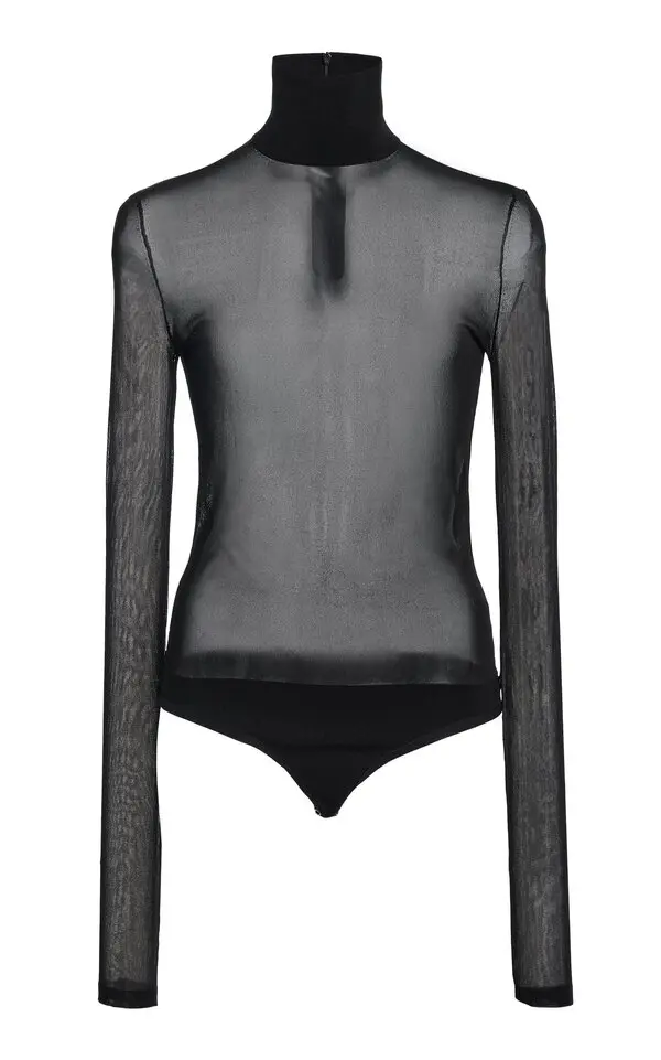 Michael Kors Turtleneck Bodysuit - Black