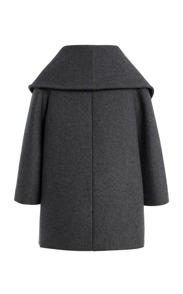 Michael Kors Portrait Collar Virgin-wool Coat