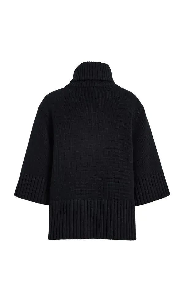 Michael Kors Funnel-neck Cashmere Sweater - Black