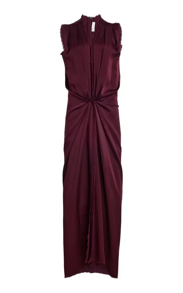 Michael Kors Draped Column Gown