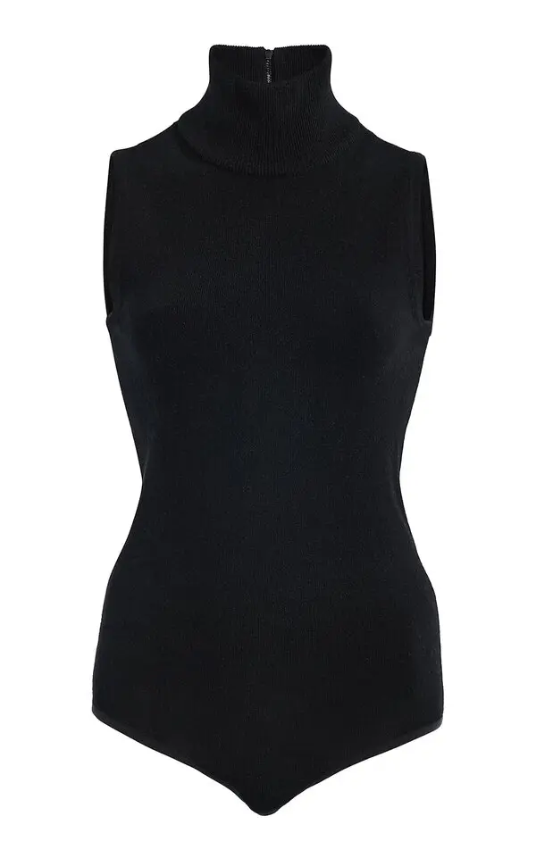 Michael Kors Turtleneck Cashmere-blend Bodysuit