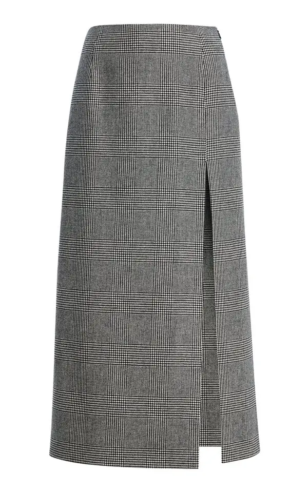 Michael Kors Wool-cashmere Midi Skirt
