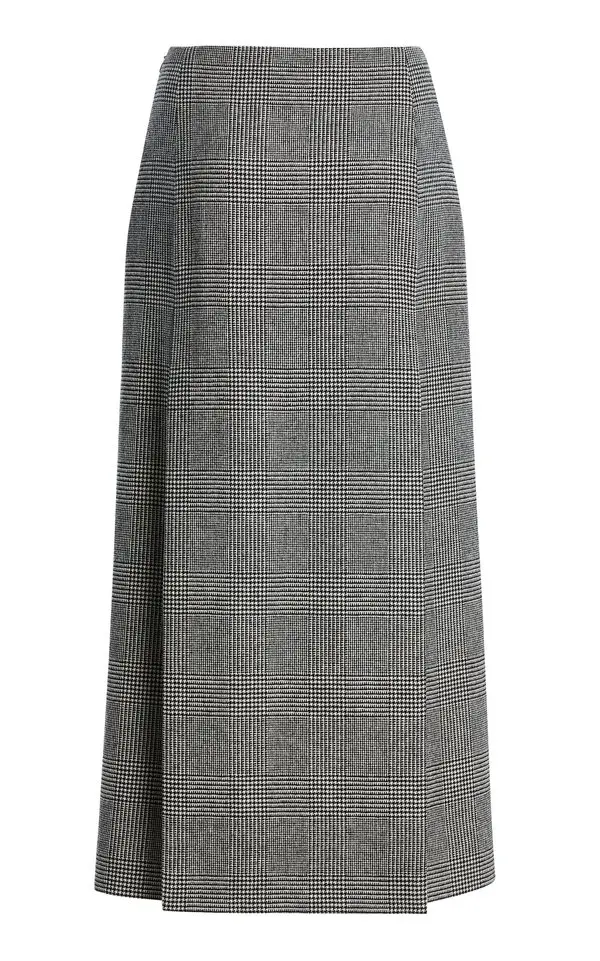 Michael Kors Wool-cashmere Midi Skirt