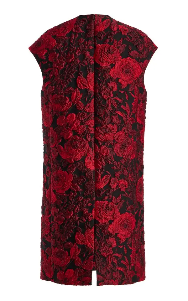 Michael Kors Floral Shift Midi Dress