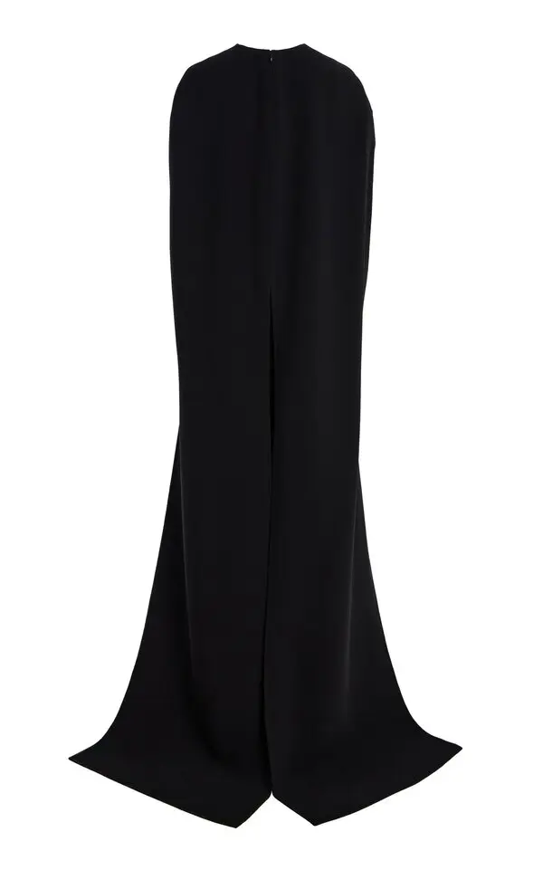 Michael Kors Cape Wool-blend Gown