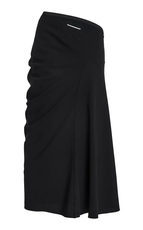 Michael Kors Bias Wool-blend Midi Skirt