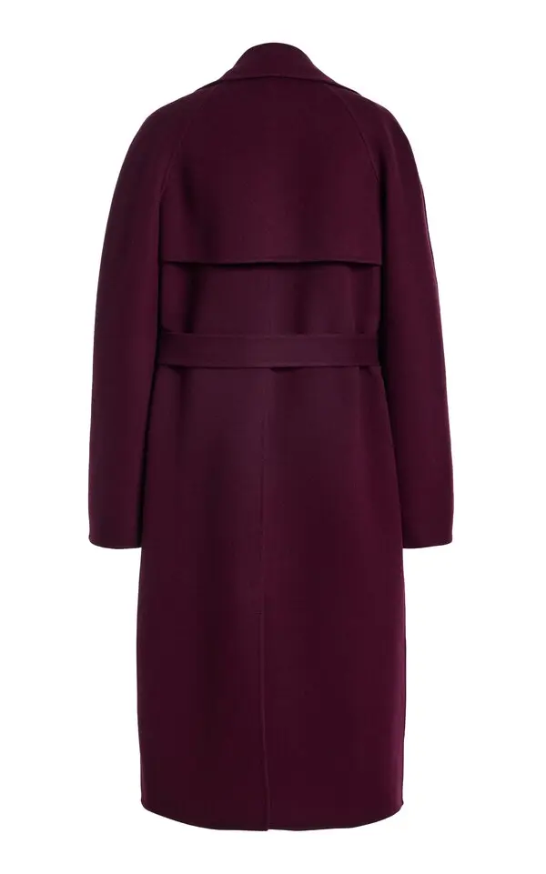 Michael Kors Belted Virgin-wool Trench Coat