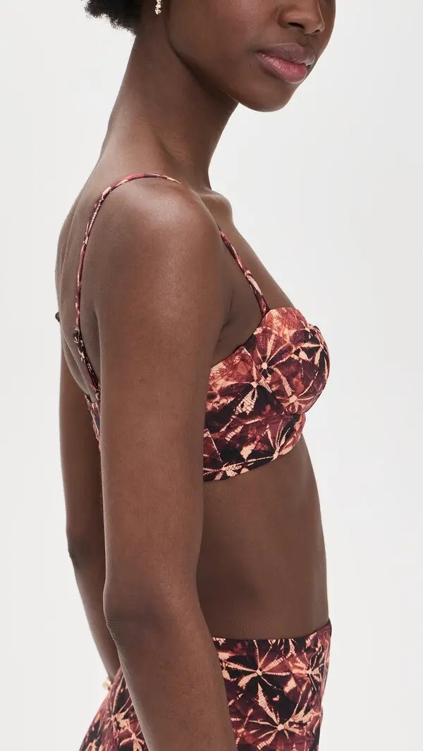 Ulla Johnson Zahara Bikini Top - Sumac