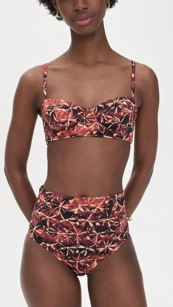 Ulla Johnson Zahara Bikini Top - Sumac
