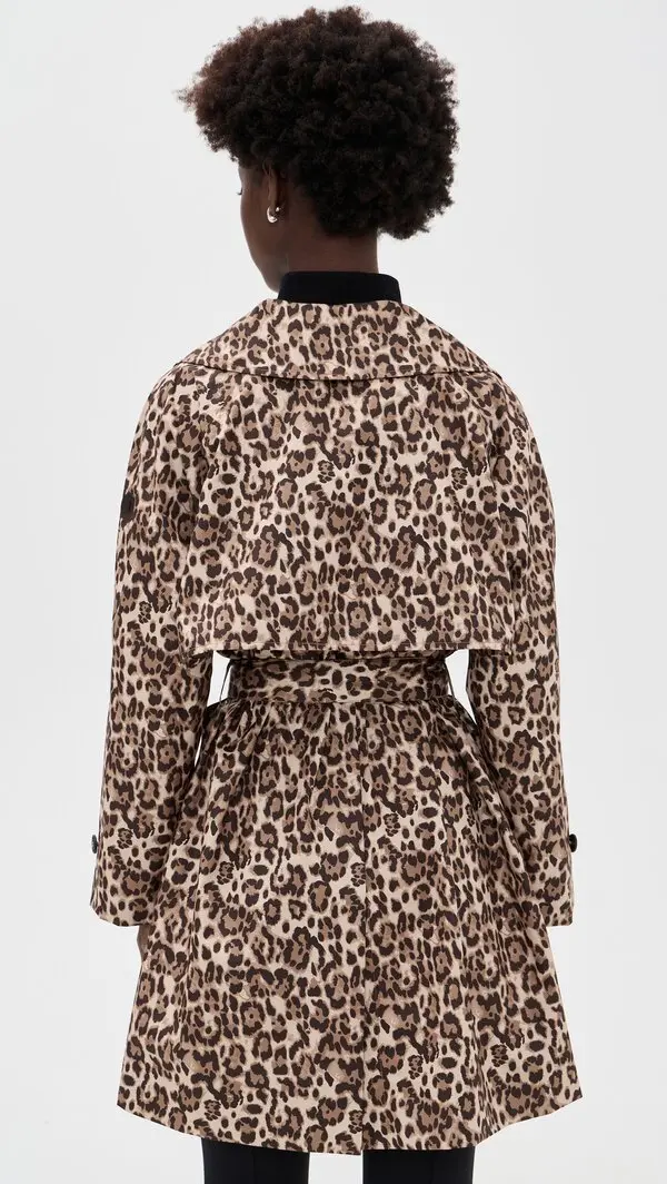 SAVE THE DUCK Tecla Print Trench Coat