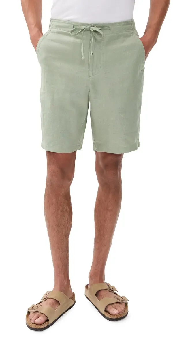 Vince Drawstring Hemp Shorts