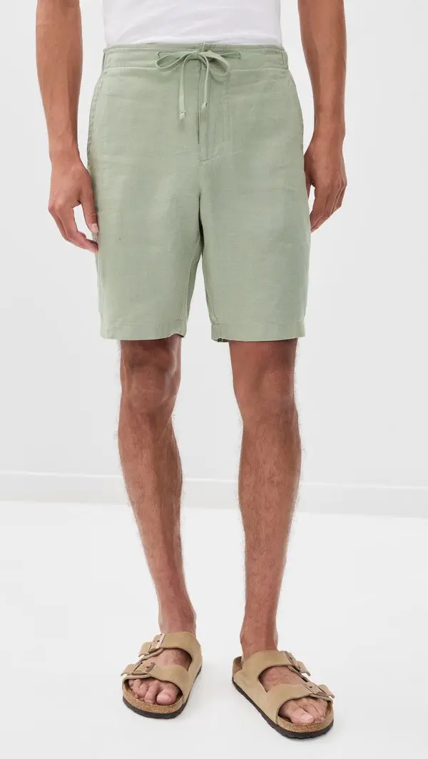 Vince Drawstring Hemp Shorts