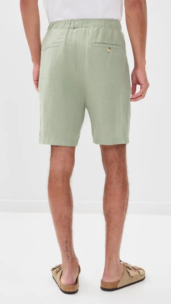Vince Drawstring Hemp Shorts