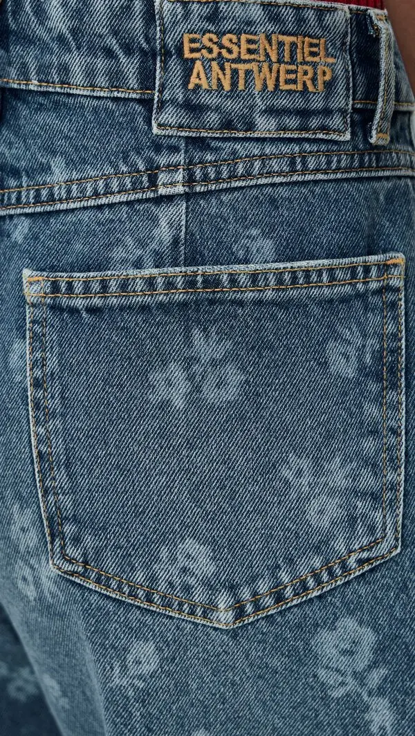 Essentiel Antwerp Floral Barrel Leg Jeans