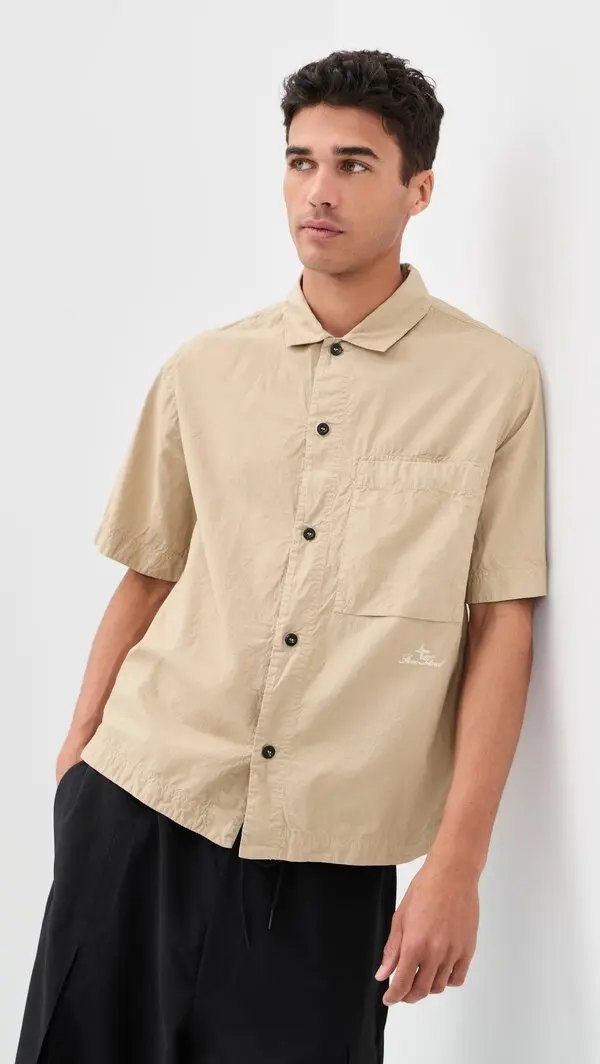 Stone Island Lightweight Cotton Shirt
