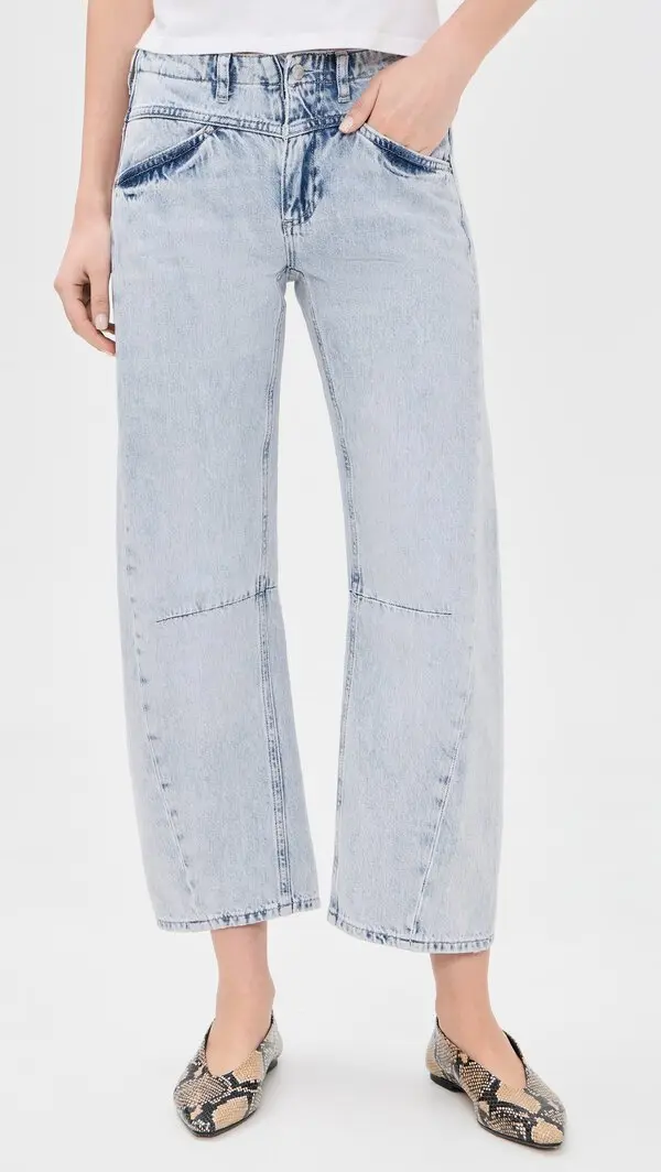 LE JEAN Selena Crop Jeans