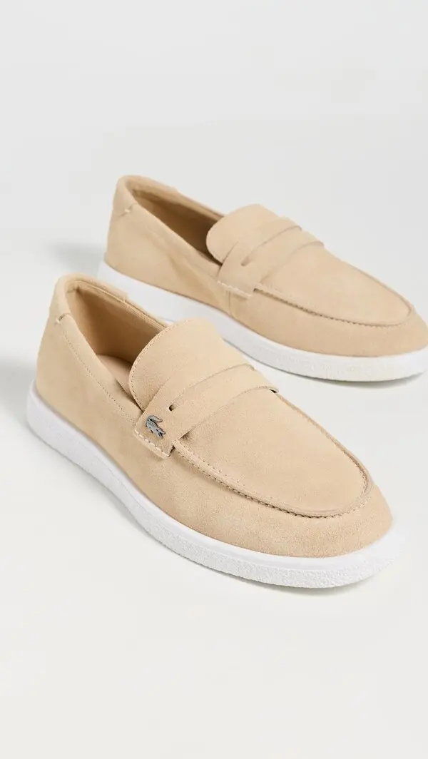 Lacoste Suede Slip-on Loafers