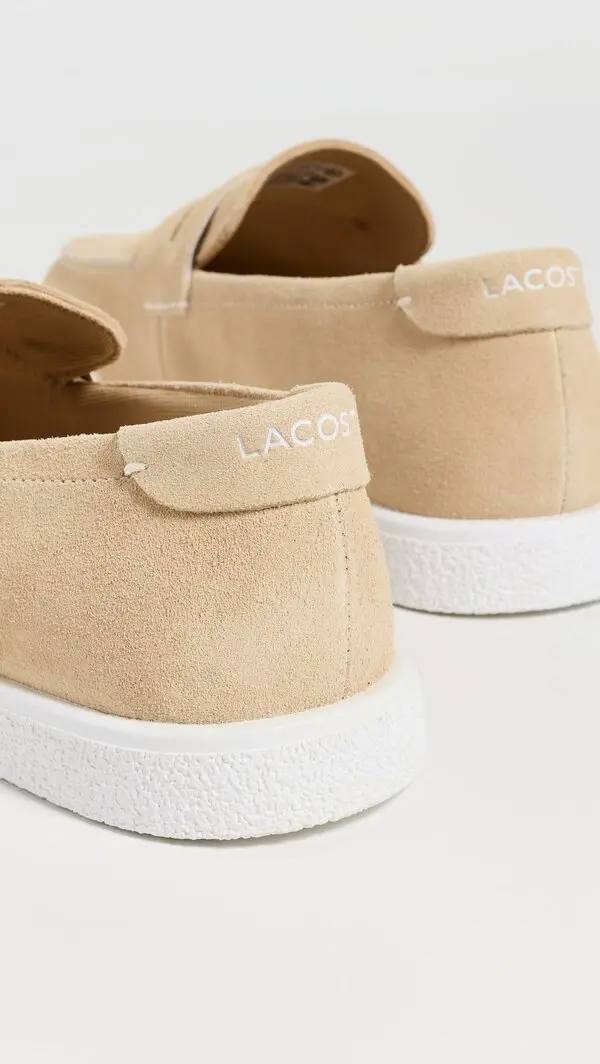 Lacoste Suede Slip-on Loafers