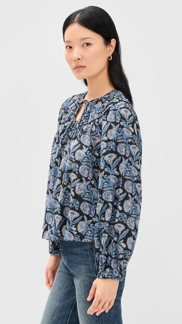 Ulla Johnson Florelle Long Sleeve Cotton Blouse