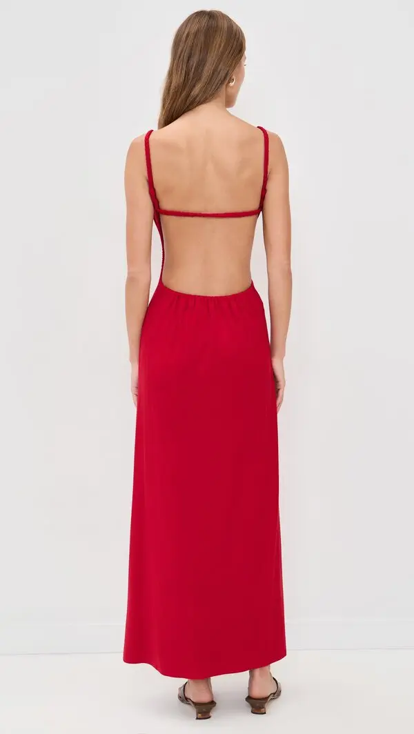 SEVEN WONDERS Myla Braided Cut Out Maxi Dress