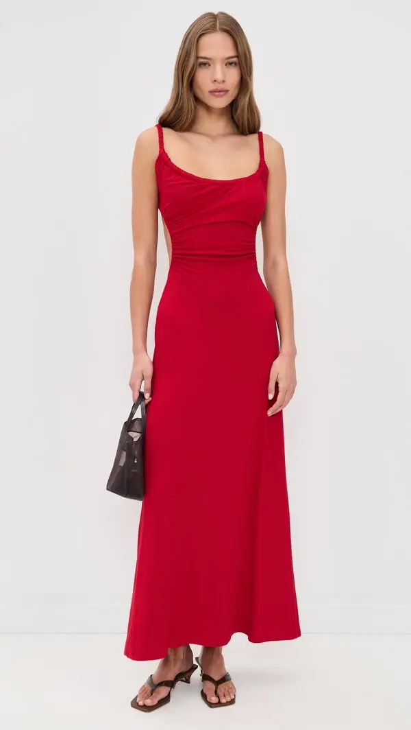 SEVEN WONDERS Myla Braided Cut Out Maxi Dress