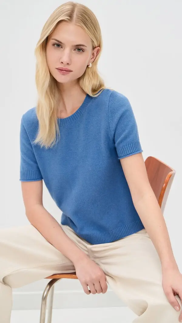 Splendid Emerson Short Sleeve Sweater