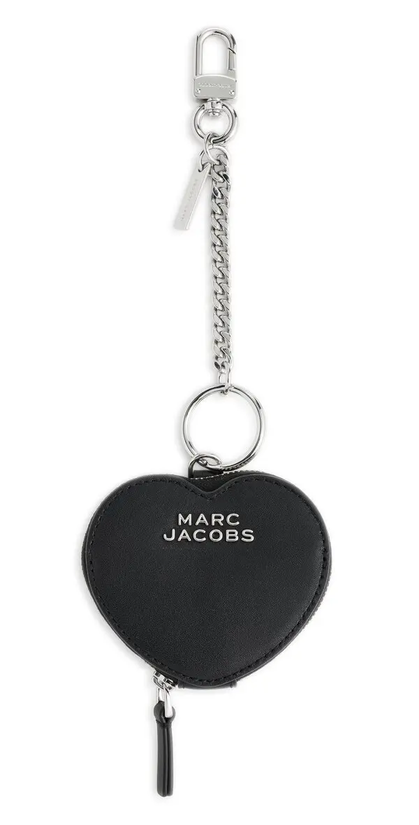 Marc Jacobs The Cookie Heart Pouch Charm - Black