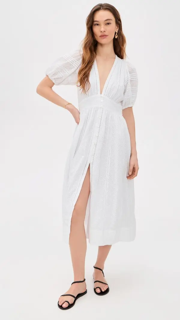 Poupette St Barth Reine Midi Dress