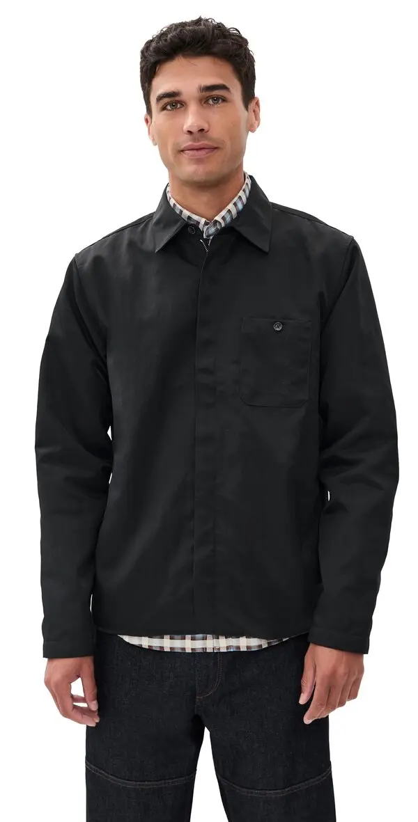 Rag & Bone Karl Nylon Zip Shirt Jacket