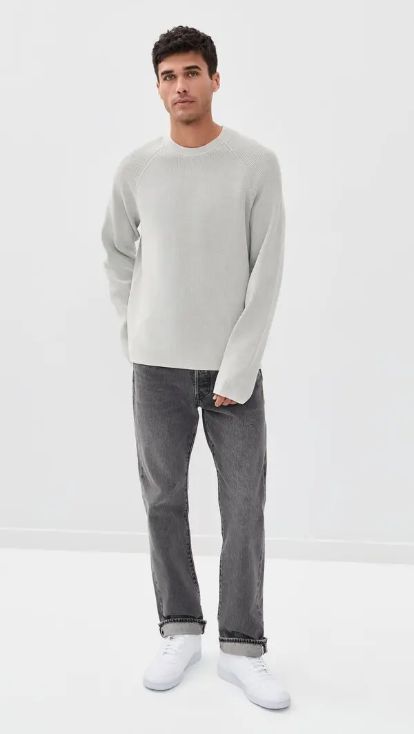Theory Crew Neck Cotton Sweater