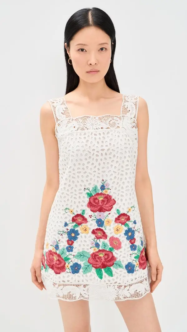 Sea Astrid Embroidery Tank Dress