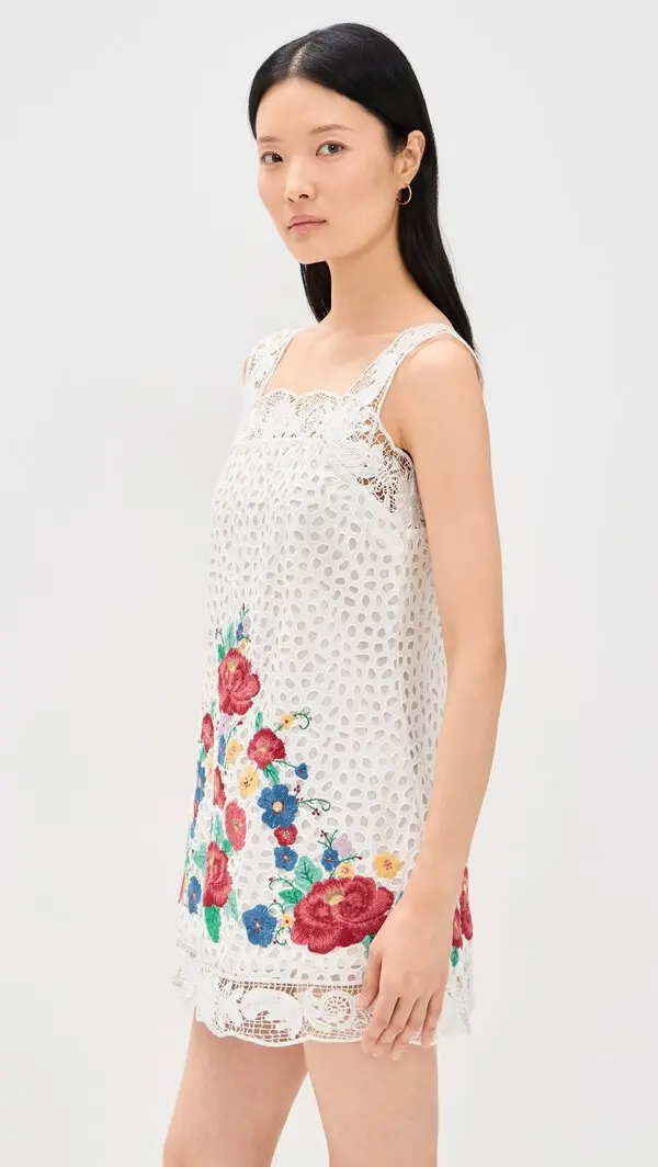 Sea Astrid Embroidery Tank Dress
