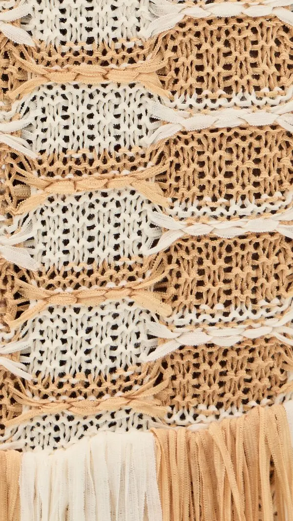 Ulla Johnson Giulietta Fringe Knit Skirt