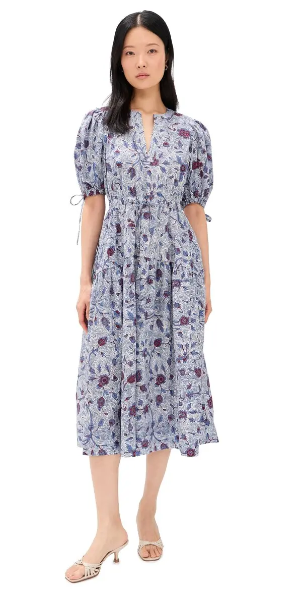 Ulla Johnson Adriana Short Sleeve Cotton Dress - Gardenia