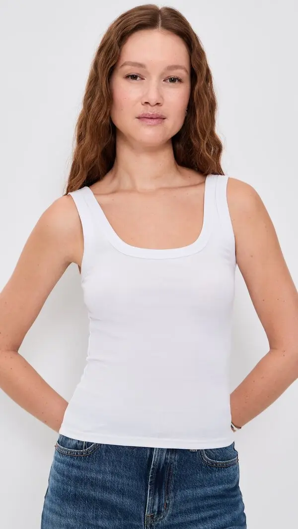 Splendid Josie Tank Top - White
