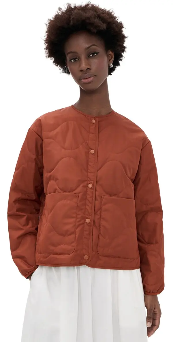 SAVE THE DUCK Desi Jacket - Sienna Red