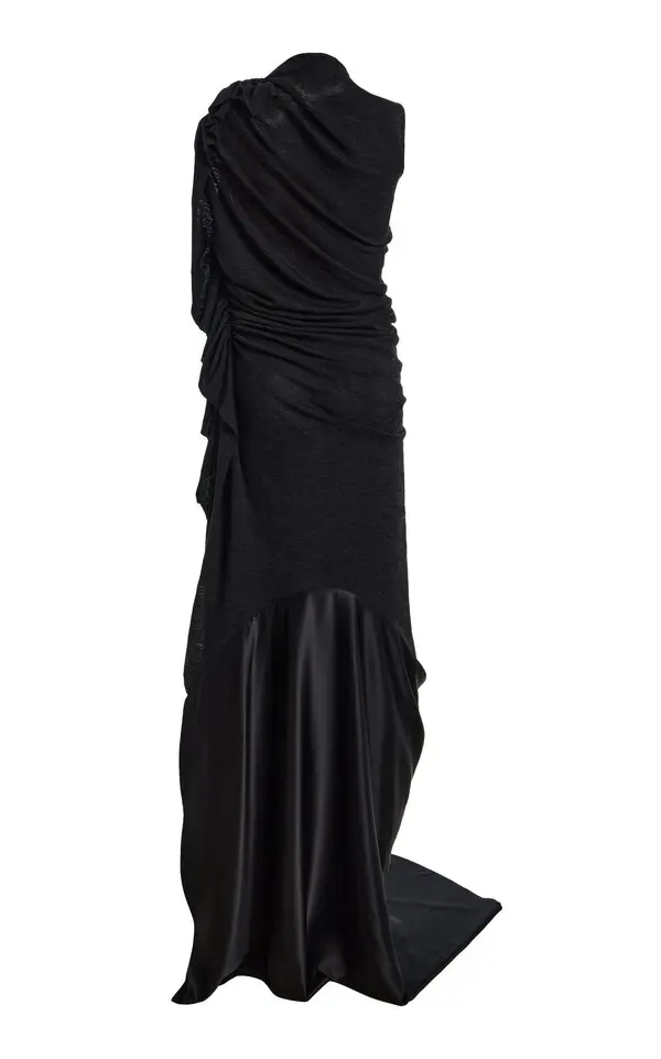 ZANKOV Joan Wool-silk Maxi Dress