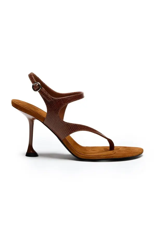 Proenza Schouler Tee 85 Thong Sandal - Brown