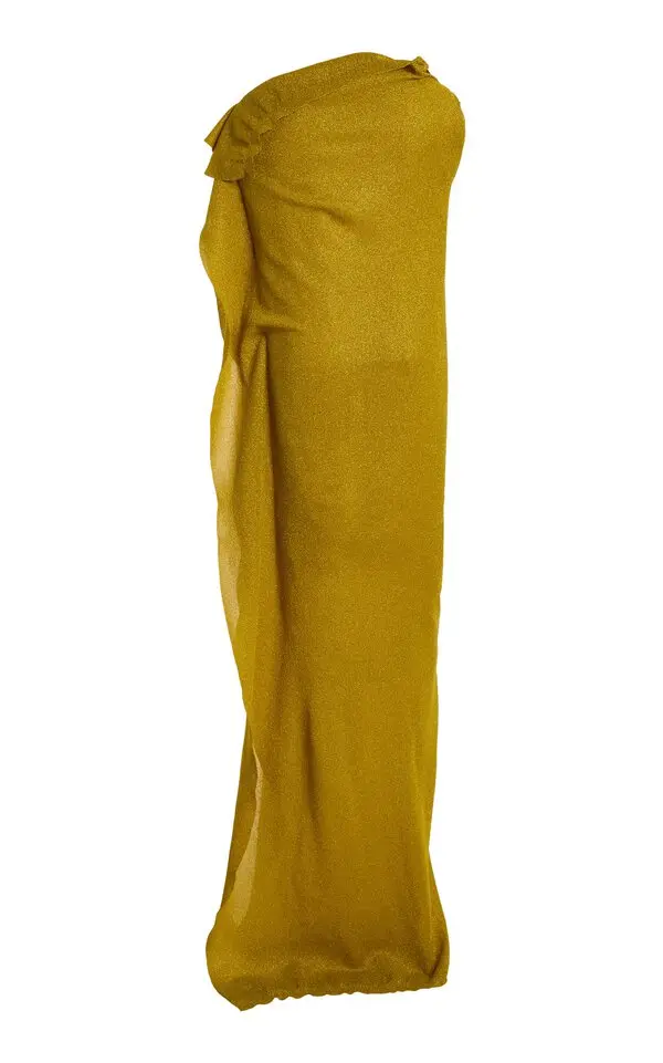 ZANKOV Millesime Draped Maxi Dress