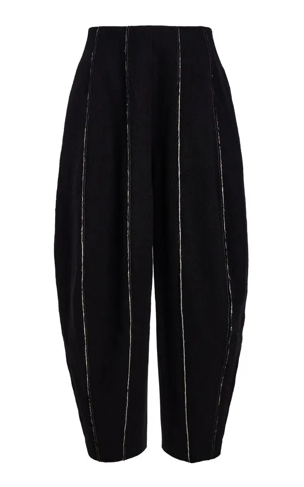 ASHLYN Pallin Virgin Wool Pants - Black
