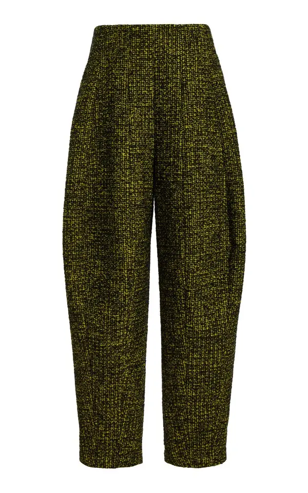 ASHLYN Blaine Cotton-linen Tailored Pants - Multi