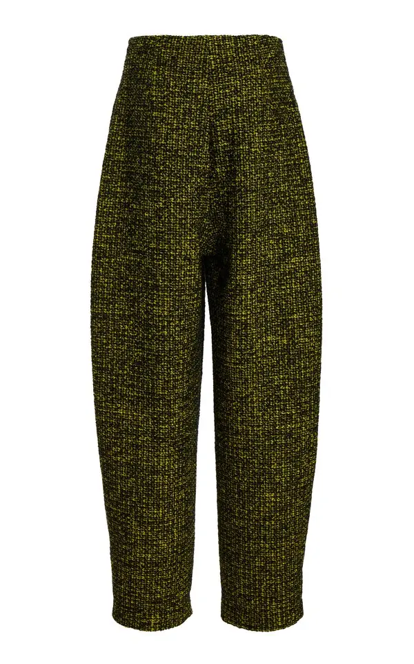 ASHLYN Blaine Cotton-linen Tailored Pants